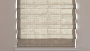 Soft Roman Shades | Lightweight Sheer Fabric Roman Shades